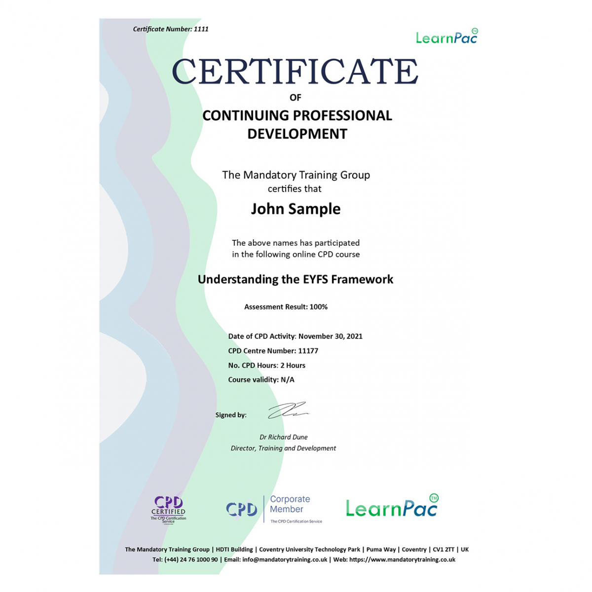 Understanding the EYFS Framework - CPDUK Certified